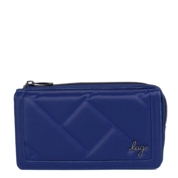 lug | Bags | Brand New Lug Surrey Satin Luxe Vl Rfid Wallet In Sapphire ...